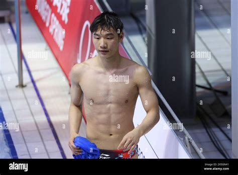 Berlin Germany March 24 2024 Portrait Of Diver Jiuyuan Zheng Of