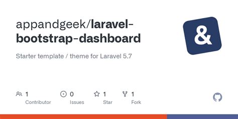 GitHub Appandgeek Laravel Bootstrap Dashboard Starter Template Theme For Laravel