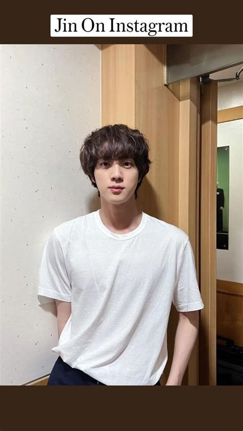 Jin On Instagram Kim Seokjin Seokjin Bts Jin