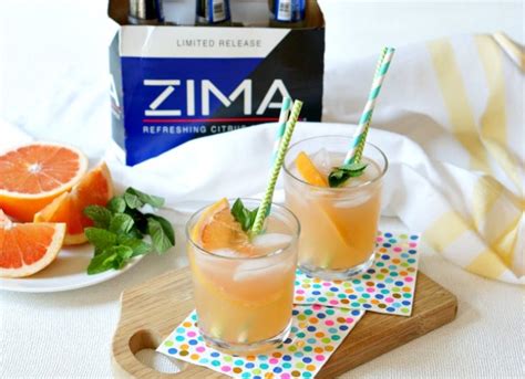 Sparkling Zima® Paloma Cocktail Forks And Folly