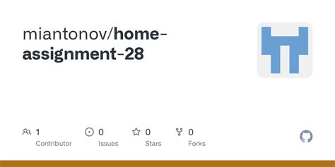 Github Miantonovhome Assignment 28