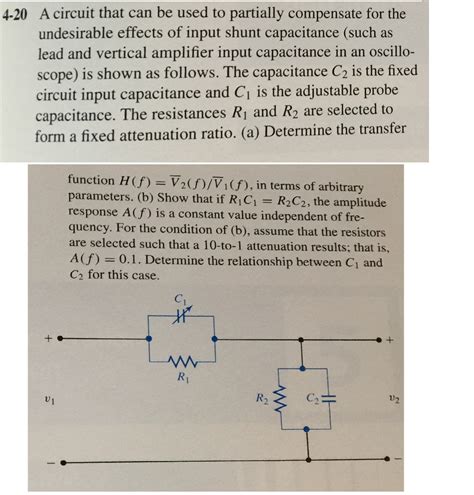 Solved A Circuit That Can Be Used To Partially Compensate