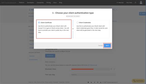 Use Oauth Based Authentication For Sap Conversatio Sap Community