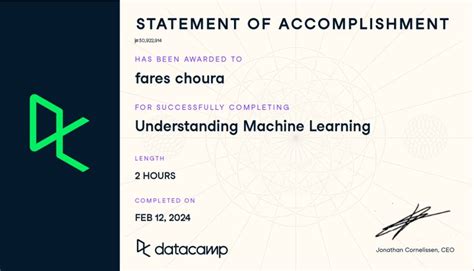 machinelearning datacamp continuouslearning datascience… fares choura