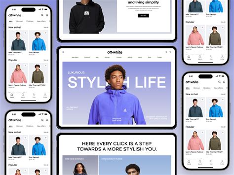 Off White Ecommerce Website Design By Shahid Miah Ui Ux Designer For Wavespace Ui Ux Design