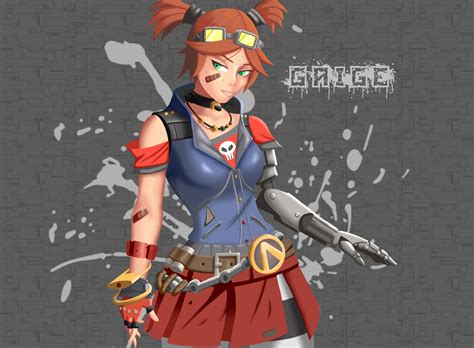 Gaige The Mechromancer By Humble32 On Newgrounds