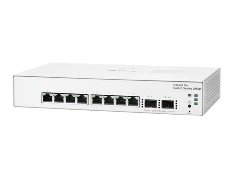 commutateur hpe networking instant on 8p gigabit 2p sfp 1930 hpe