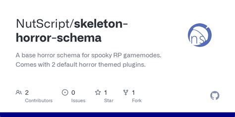 Github Nutscript Skeleton Horror Schema A Base Horror Schema For Spooky Rp Gamemodes Comes