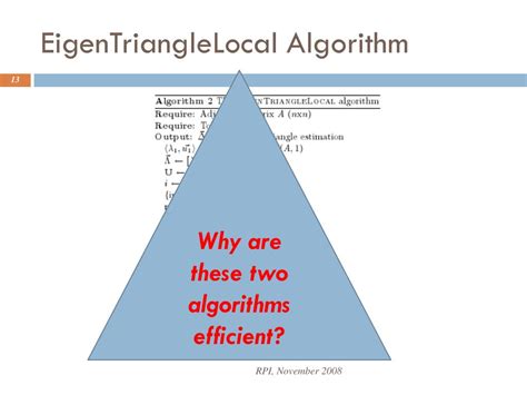 Ppt Fast Counting Of Triangles In Large Networks Algorithms And Laws Powerpoint Presentation