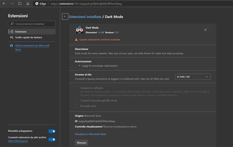 Bug Edge Dark Reader Plugin Turned Off By Edge For Suspicious