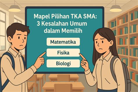 Mapel Pilihan Tka Sma 3 Kesalahan Umum Dalam Memilih Bimbel Utbk Snbt 2026