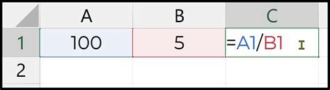 How To Perform Divide In Excel Quick Guide