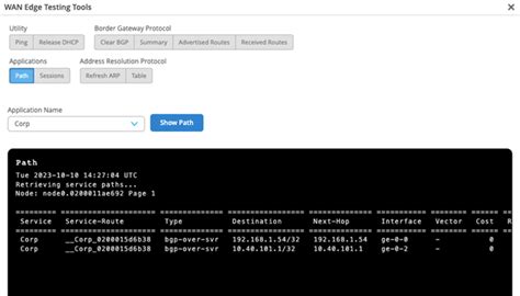 Troubleshoot Session Smart Router Deployed As WAN Edge Mist Juniper