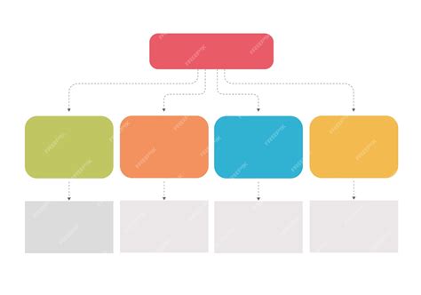Premium Vector Infographic Flowchart Workflow Diagram Organization Chart Vector Illustration