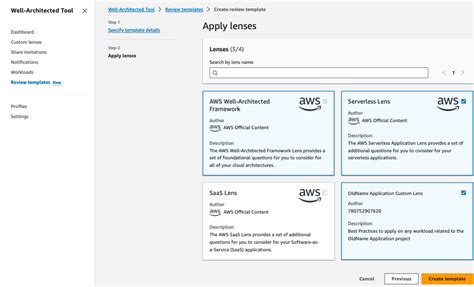 Scale Your Workload Reviews With The New Review Templates Feature In The Aws Well Architected