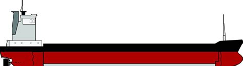 Gearless Cargo Ship Of Dry Bulk Carrier Container Water Deadweight Vector Container Water