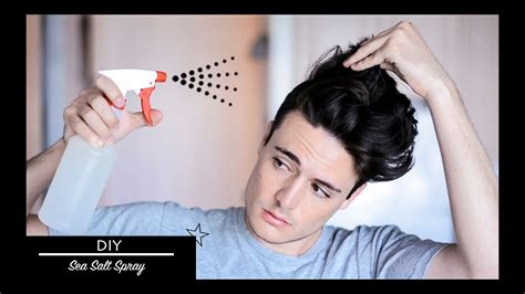 Mens Hair Diy Sea Salt Spray Messy Texture Beachy Hairstyle Youtube