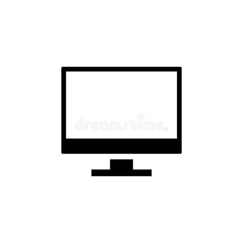 Computer Icon Computer Monitor Icon Vector Stock Vector Illustration Of Sign Screen 275533641
