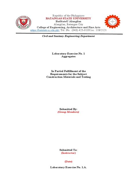 laboratory exercise no 1 aggregates pdf sampling statistics weight