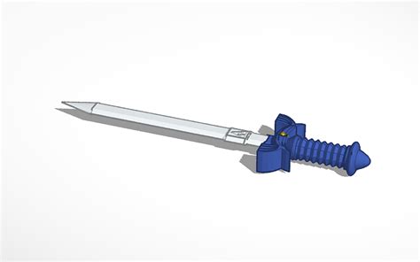3d Design Master Sword Tinkercad