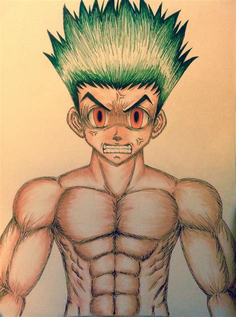 Gon Freecss Burning With Anger By Emoneko01 On Deviantart