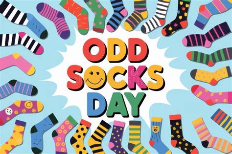 Odd Socks Day Celebration Quirky And Colorful Mismatched Socks