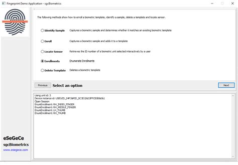 Fingerprint Enumerate Enrollments Wbf Delphi Cbuilder And Net Blog