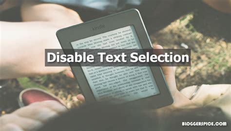 Prevent Text Selection In Blog Post Excluding Blockquote Bloggerspice