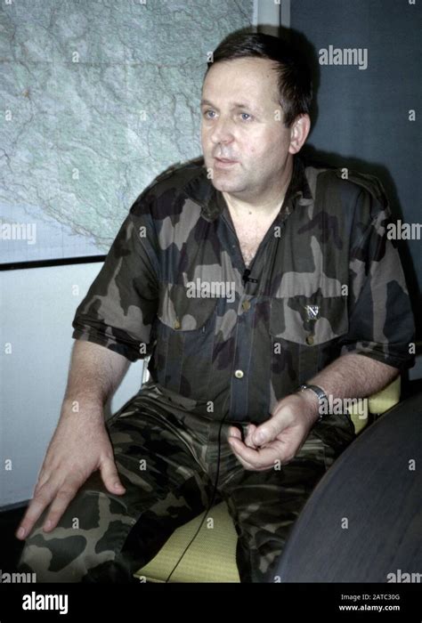 2nd August 1993 During The Siege Of Sarajevo General Rasim Delić Commander Of The Arbih Forces