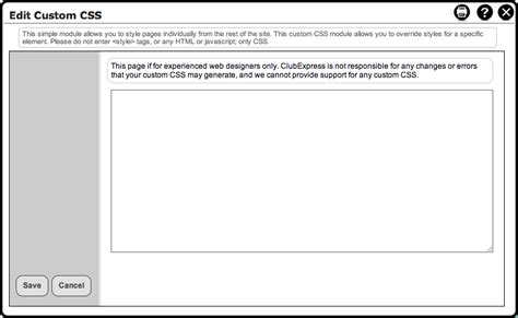 Legacy Look And Feel Custom Css Clubexpress Help Center