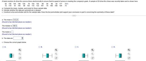 Solved A Compute The Mean Median And Mode For These