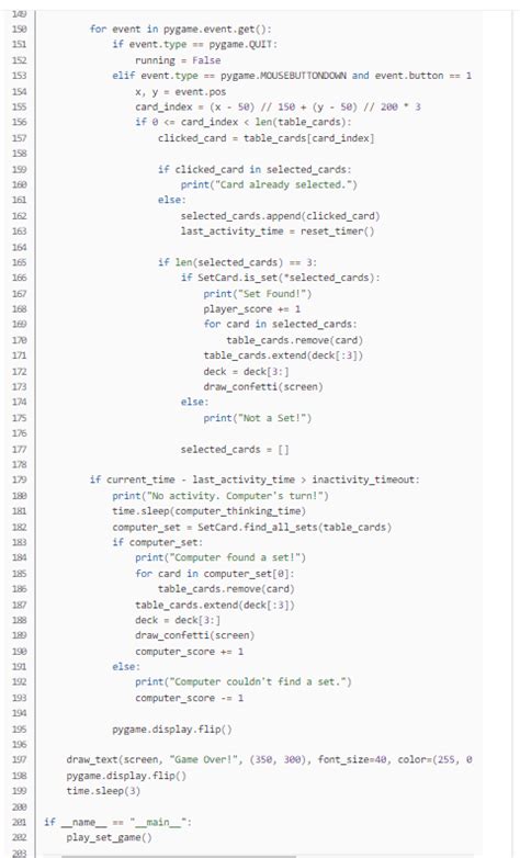 Solved Why Doesnt The Following Set Card Code Work And If I Chegg