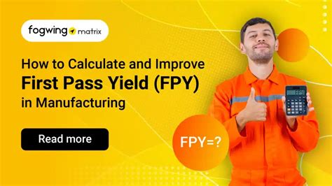 How To Improve First Pass Yield Fogwingio