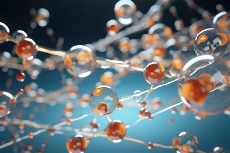 Premium Photo D Visualization Of Molecules