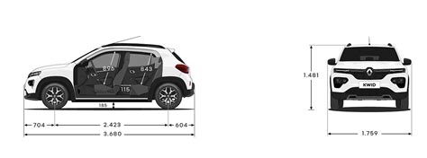Dimensiones Del Nuevo Suv Compacto Renault Kwid • Renault Chile