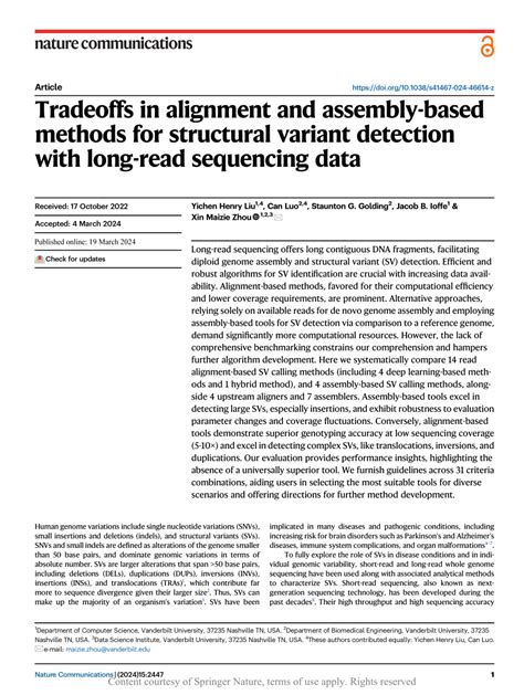 Pdf Tradeoffs In Alignment And Assembly Based Methods For Structural