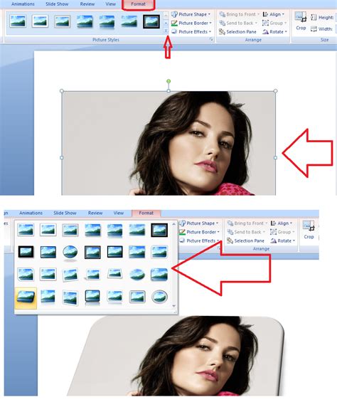Learn New Things How To Apply Shadow Shape Effects Style To Picture In PPT
