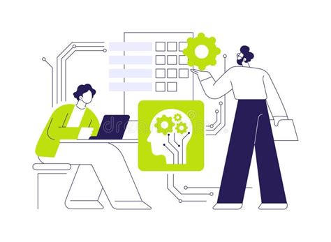 Ai Powered Employee Engagement Analysis Abstract Concept Vector