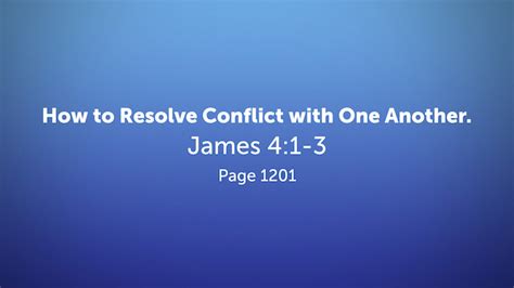 How To Resolve Conflict With One Another Faithlife Sermons
