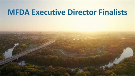 Mfda Executive Director Finalists Announced Metro Flood Diversion Authority