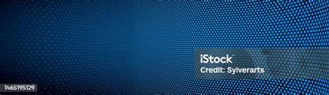 점 패턴 벡터 디자인 기술 테마 원근 빅 데이터 나노 기술의 차원 점선 흐름과 3d 추상 적 진한 파란색 배경 3차원 형태에 대한 스톡 벡터 아트 및 기타 이미지 Istock