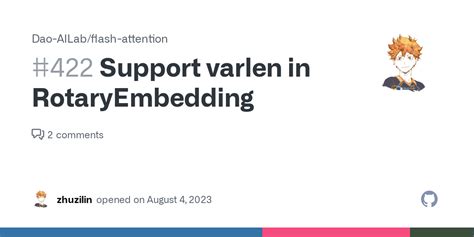 Support Varlen In Rotaryembedding · Issue 422 · Dao Ailabflash