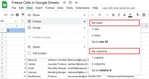 How To Freeze Cells In Google Sheets Sheets For Marketers