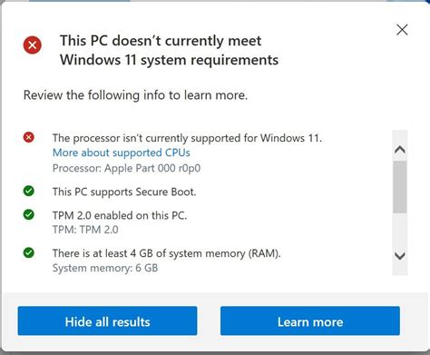 quick tip workaround for unsupported processor error in windows 11 for arm on vmware fusion