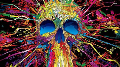 Colorful Skull Desktop Wallpapers Wallpaper Cave