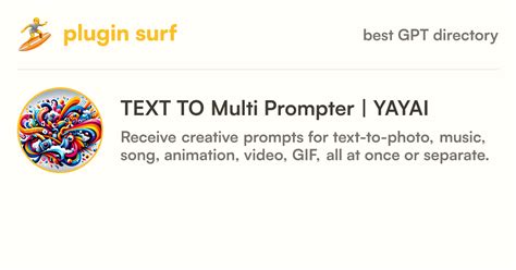 Text To Multi Prompter Yayai Gpt Information Latest Updates And