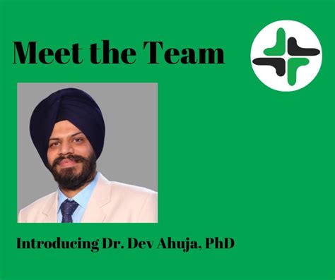 Rtw Plus On Linkedin Todays Meet The Team Focus Is On Dev Ahuja Phd Our Clinical Director…