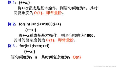 时间复杂度 空间复杂度 例题 csdn博客