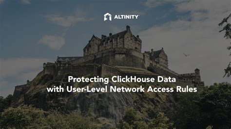 Protecting Clickhouse® Data With User Level Network Access Rules