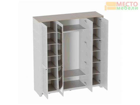 Шкаф Валенсия Мебельград 4 х дверный купить в Санкт Петербурге Шкафы от магазина Место Мебели